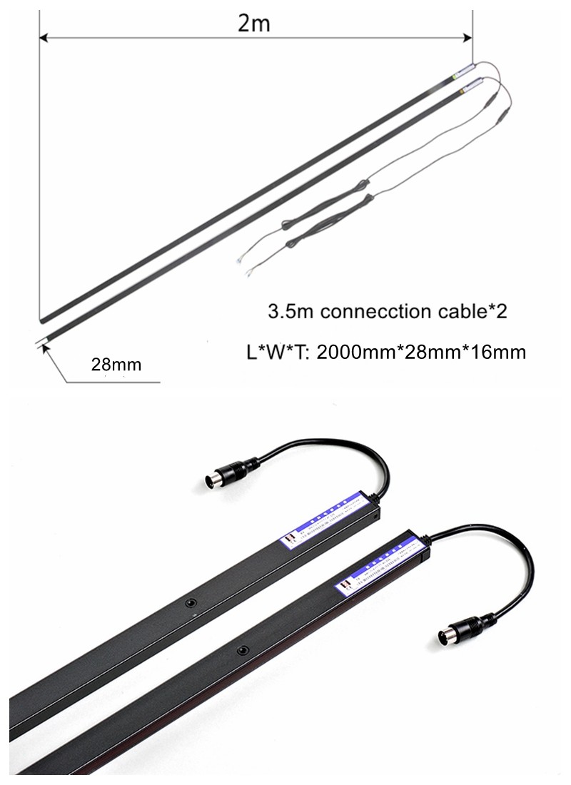 ISO Approved Weco Safety Edges 16mm Thickness Door Detector 174 Beams