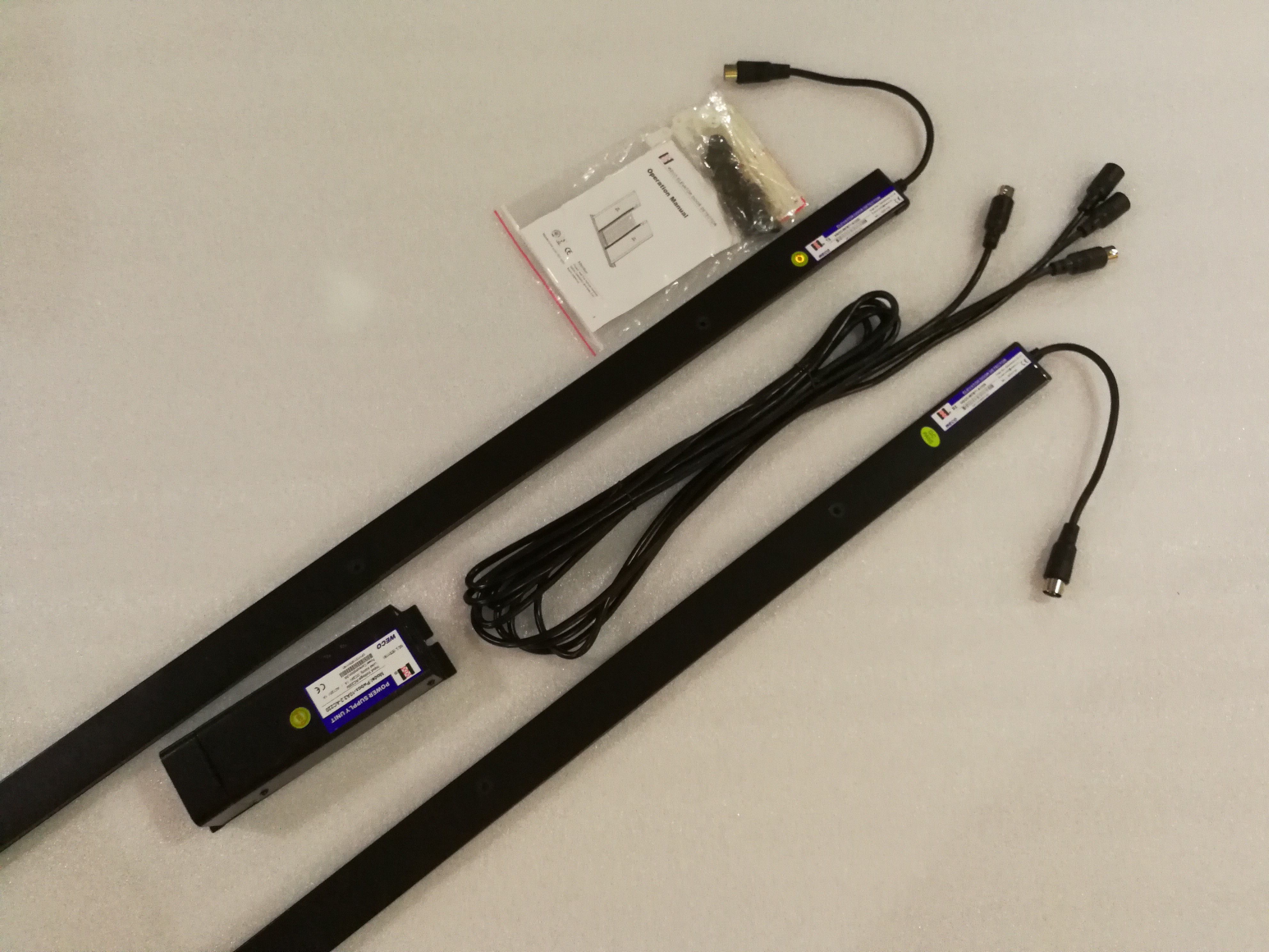 Malfunction Output Infrared Curtain Sensor Photocell 48mm Diodes Range