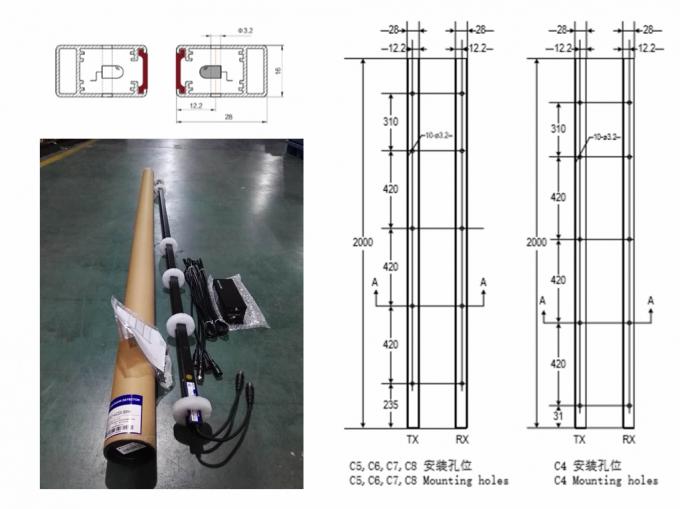 3D Elevator Door Edge Weco Lift Products With Malfunction Output Signal